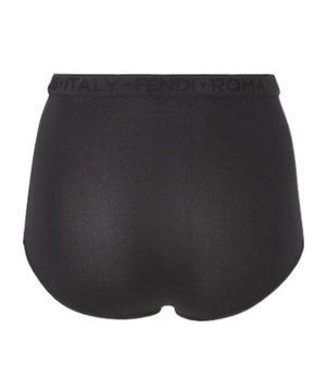Fendi Jacquard Logo Hipster Shorts