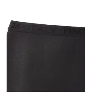 Fendi Jacquard Logo Hipster Shorts