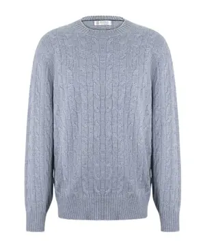 Brunello Cucinelli Long-sleeved Sweater - Gray