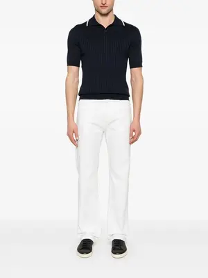 Brunello Cucinelli Ribbed Polo Shirt