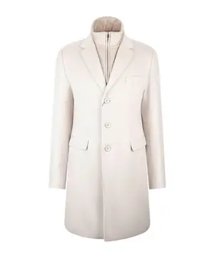 Herno Cashmere Coat - White