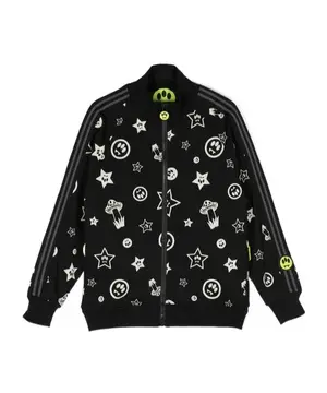 BARROW Logo-print Zip-up Sweatshirt - Black
