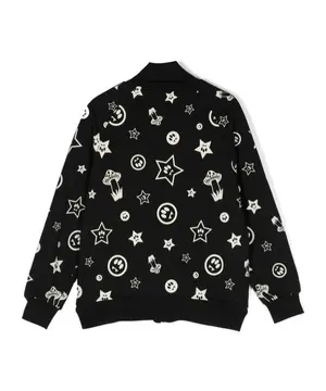 BARROW Logo-print Zip-up Sweatshirt