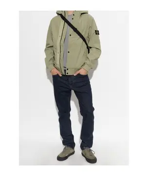 Stone Island Hooded Zip-up Jacket