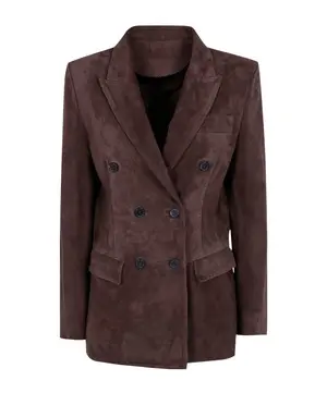 Seventy Long-sleeve Leather Jacket - Brown
