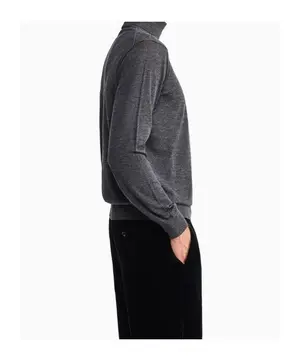 Giorgio Armani Cashmere Turtleneck Sweater - Grey