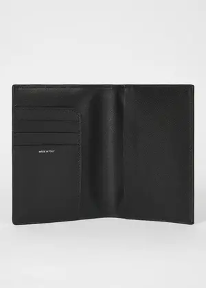 Paul Smith Hotel Sticker Leather Passport Holder