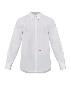 Dsquared2 Easy Slim 70's Pin Collar Shirt - White
