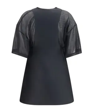 Balenciaga Sheer Layered Mini Dress