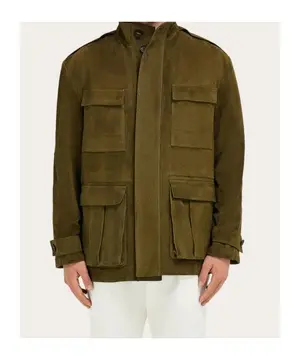 FERRAGAMO Suede Safari Jacket