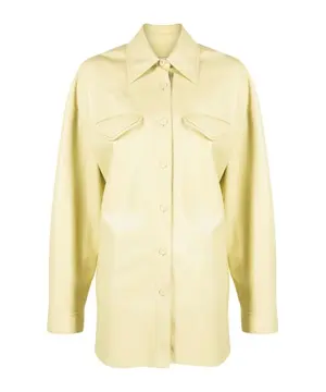 Nanushka Kaysa Buttoned Shirt - Nude