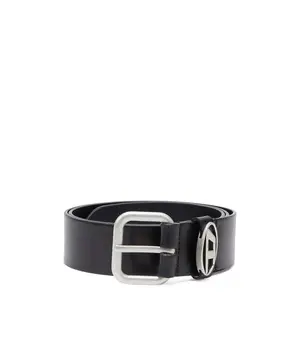 DIESEL® Logo Detail Belt - Black
