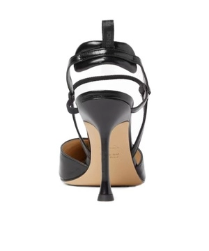 Fendi Very Colibri Hagfish Leather High-heeled Slingback