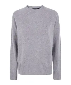 Seventy Cashmere Round Neck Sweater - Gray