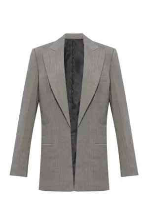 Helmut Lang Peak-lapel Tailored Blazer - Gray
