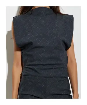 Christopher Esber Banyan Sleeveless Printed Blouse