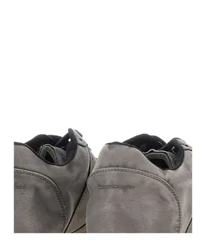 MAISON MARGIELA Faded Effect Round Toe Lace-up Sneakers