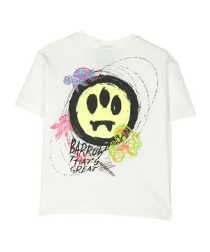 BARROW Illustration-print Cotton T-shirt