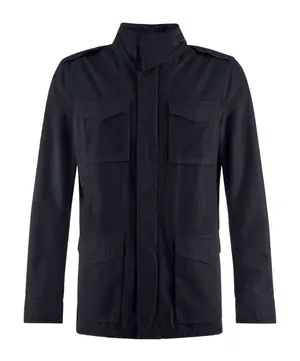 Herno Linen Jacket - Black