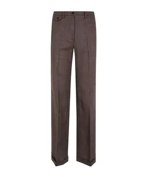 Seventy Wool Classic Trousers - Brown
