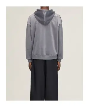 Y3 Velvet Zip-up Hoodie