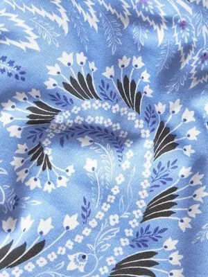 Etro Paisley Print Crewneck T-shirt - Blue