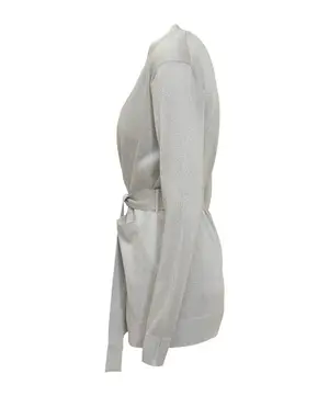 Missoni Metallic-threading V-neck Belted Cardigan