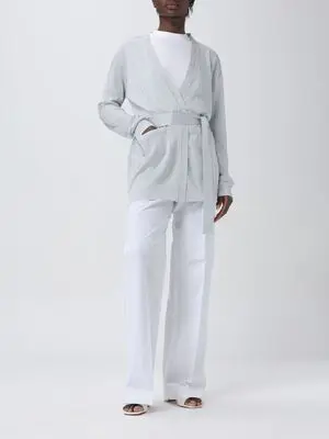 Missoni Metallic-threading V-neck Belted Cardigan