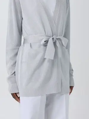 Missoni Metallic-threading V-neck Belted Cardigan