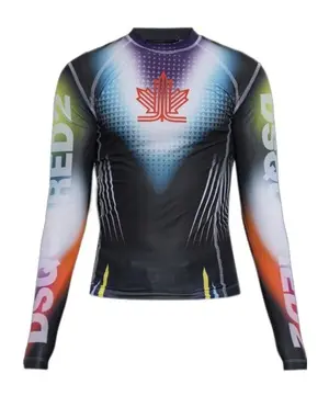 Dsquared2 Graphic-print Long-sleeve T-shirt - Multicolour