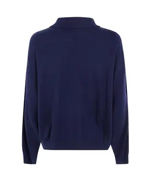 Seventy Wool Cashmere Blend Polo Neck Sweater