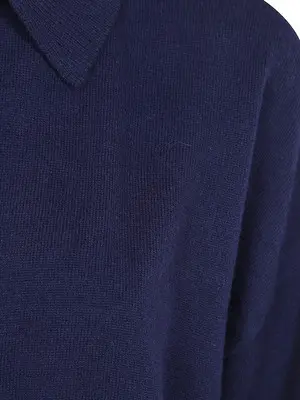 Seventy Wool Cashmere Blend Polo Neck Sweater