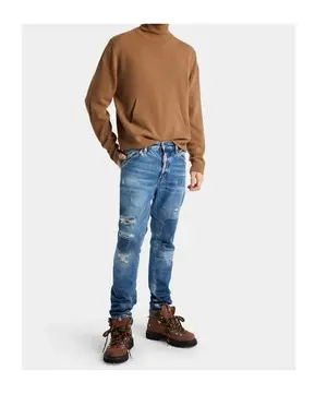 Dsquared2 Worker Wash Teddy Jeans