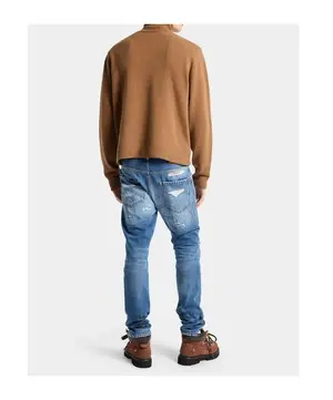 Dsquared2 Worker Wash Teddy Jeans
