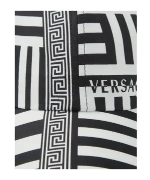 Versace Greca Print Baseball Cap