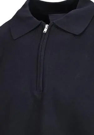 Rains Long-sleeved Polo Shirt - Black