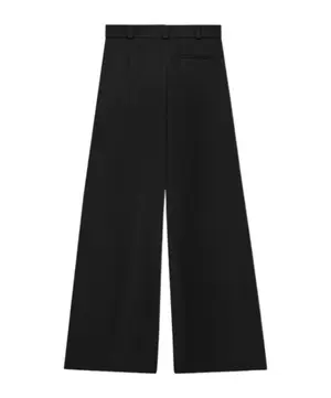 Giorgio Armani Silk Cady Palazzo Trousers