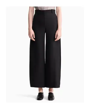 Giorgio Armani Silk Cady Palazzo Trousers