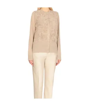 Fabiana Filippi Tulle Detailed Cardigan