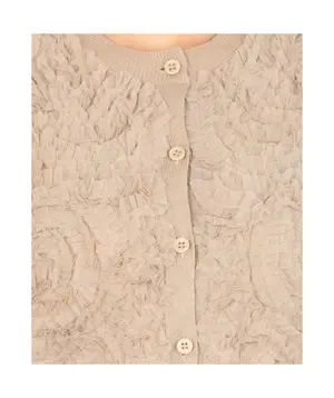 Fabiana Filippi Tulle Detailed Cardigan