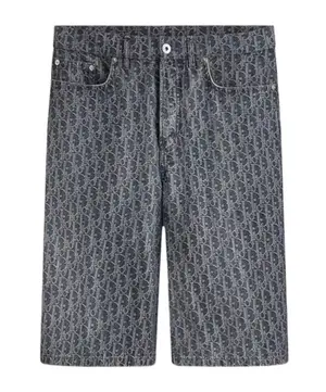 Dior Belt Loop Shorts - Dark Blue
