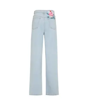 Nina Ricci Logo-patch High-rise Boyfriend Jeans