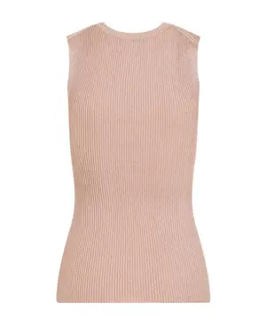 Fabiana Filippi Ribbed Crewneck Tank Top