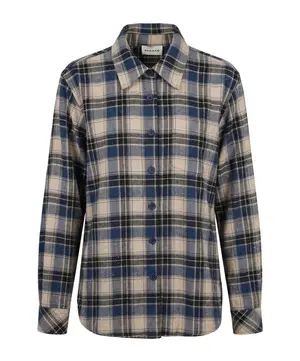 P.a.r.o.s.h Plaid Curved Hem Shirt - No