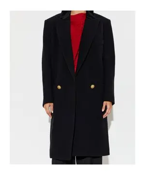 Balmain Collared Long-sleeved Coat