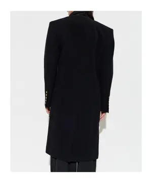 Balmain Collared Long-sleeved Coat