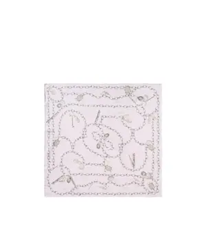 Givenchy Patterned Silk Scarf - White