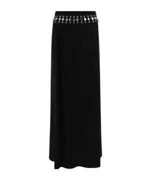 Rabanne High-waist Maxi Skirt With Eyelet Detail