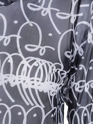 MARIA CALDERARA Loose T-shirtgraphic Pattern Large Bi
