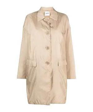 Aspesi Logo Coat - Beige